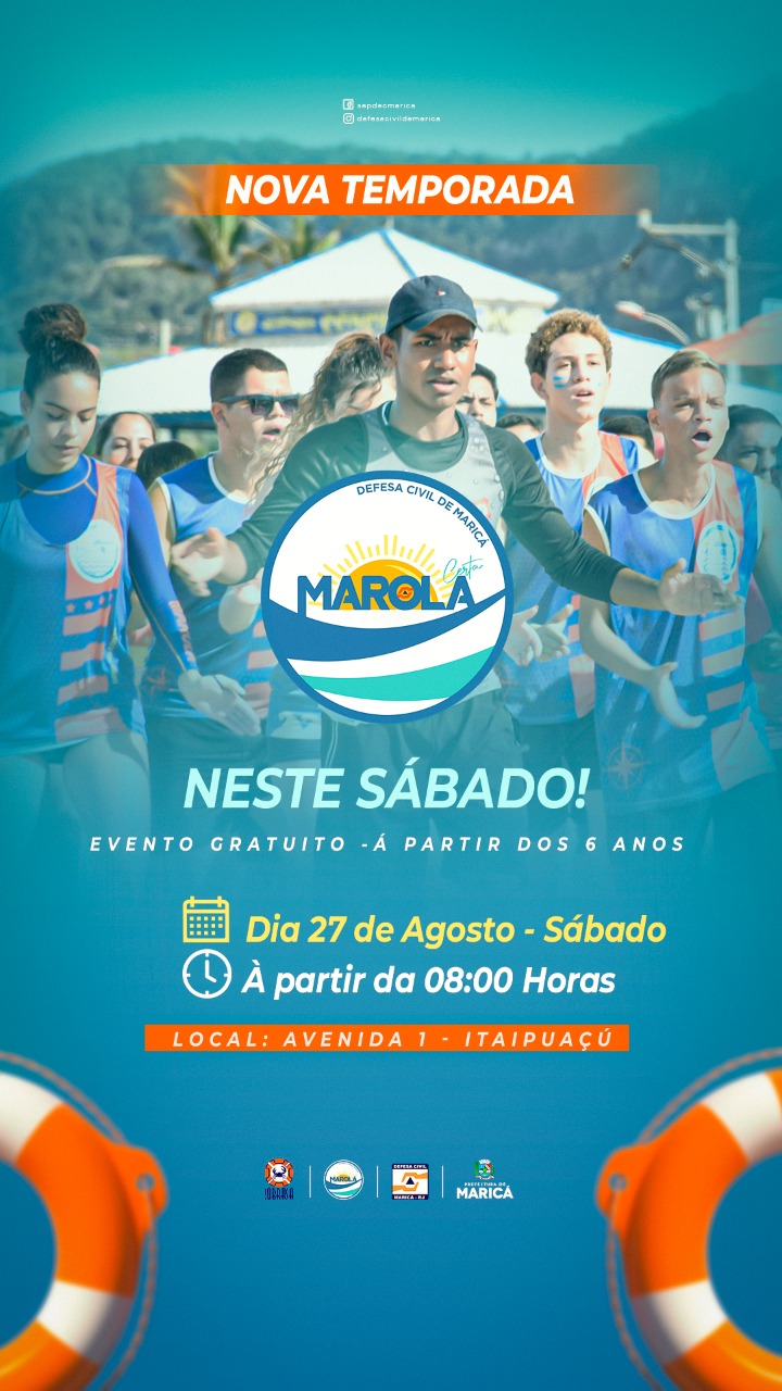 Defesa Civil realiza projeto “Marola Certa” neste sábado (27/08) em ...