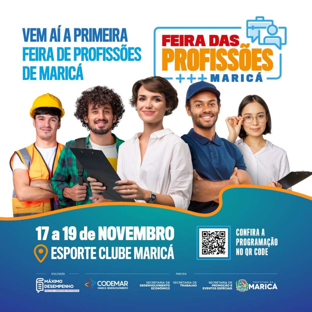 Prefeitura realiza Feira das Profissões a partir desta quinta-feira (17/11) - Prefeitura de Maricá