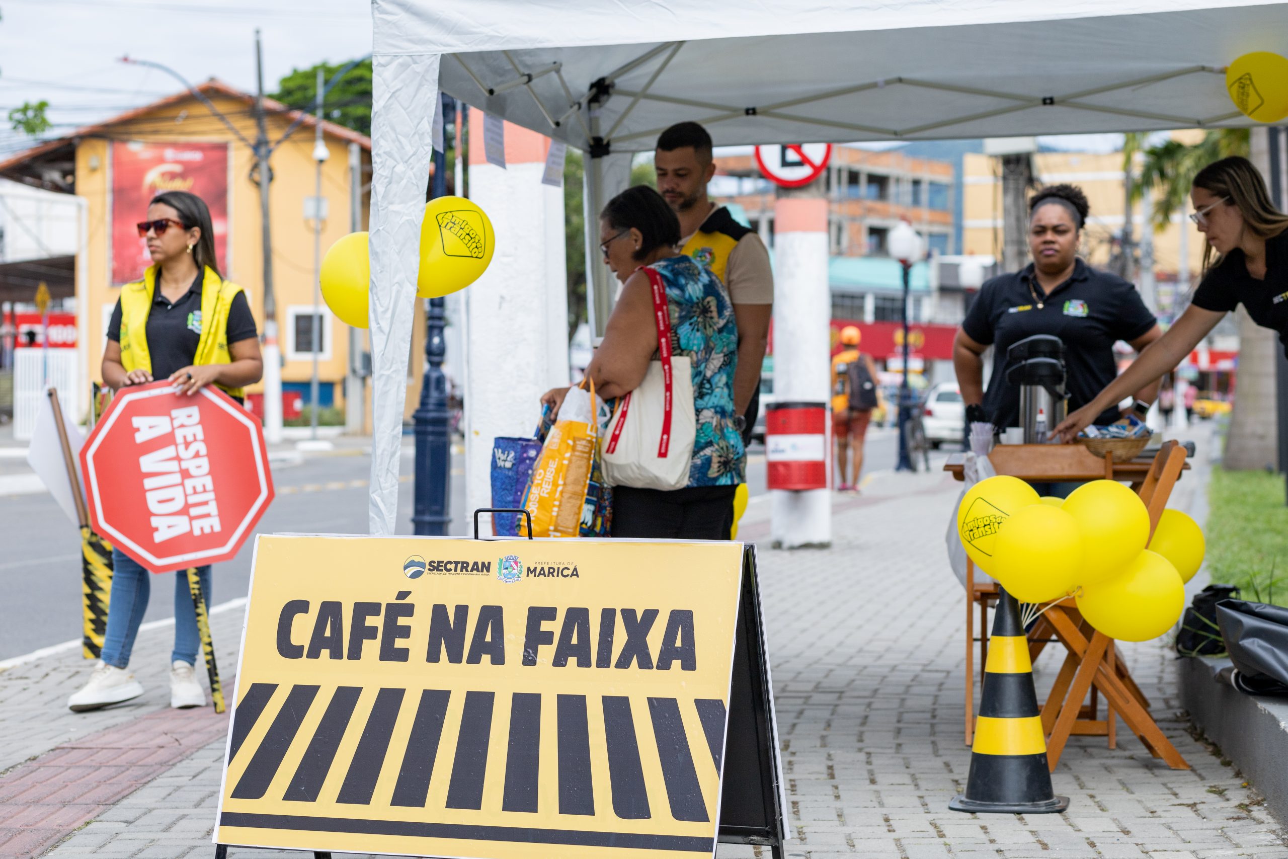 Sectran faz ação educativa para incentivar o uso correto da faixa de ...