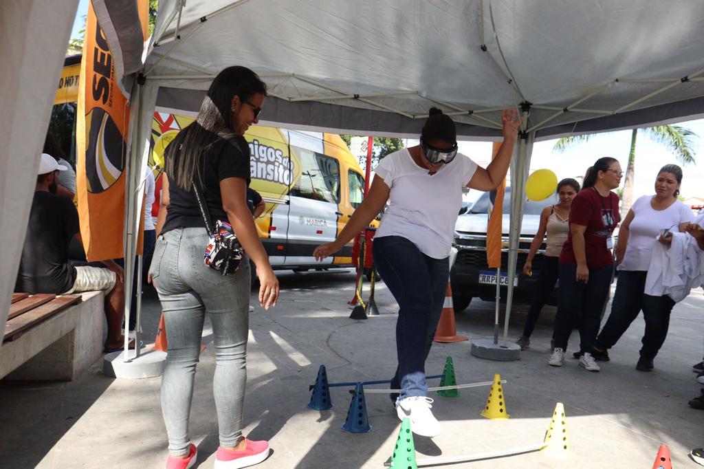 Sectran promove ações alusivas ao “Maio Amarelo” no Centro e em ...