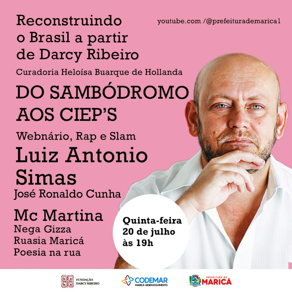 Luiz Antonio Simas fala na 8ª edição do webnário 'Reconstruindo o ...