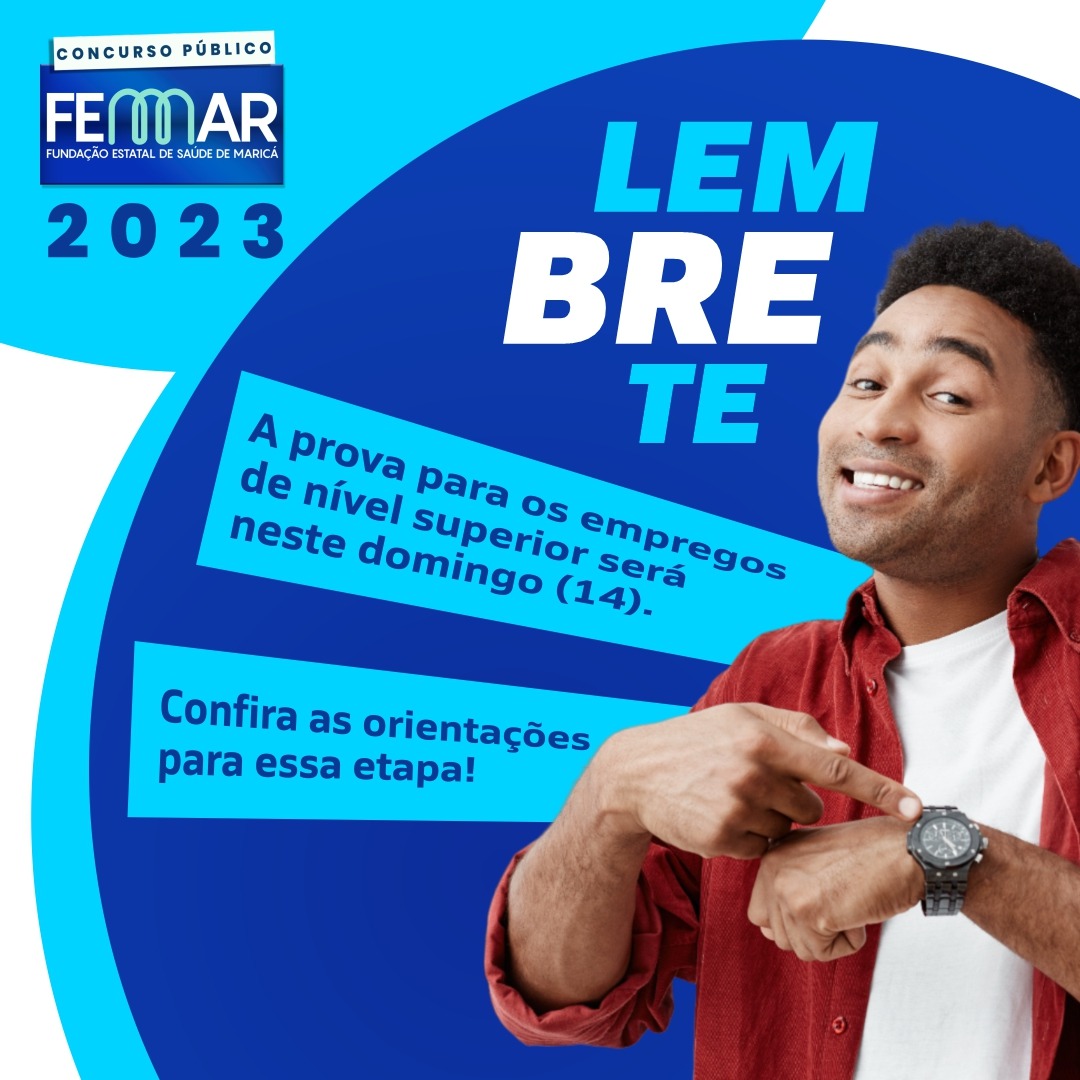 Provas do concurso da Femar de nível superior acontecem neste domingo ...