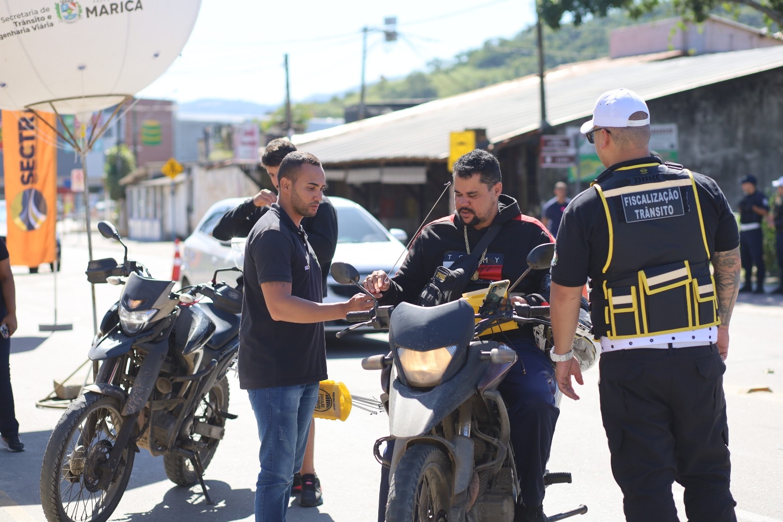 Sectran conscientiza motociclistas para evitar acidentes - Prefeitura ...